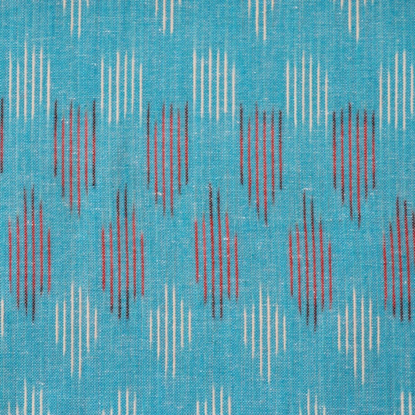 Blue and White Ikat Fabric - Etsy
