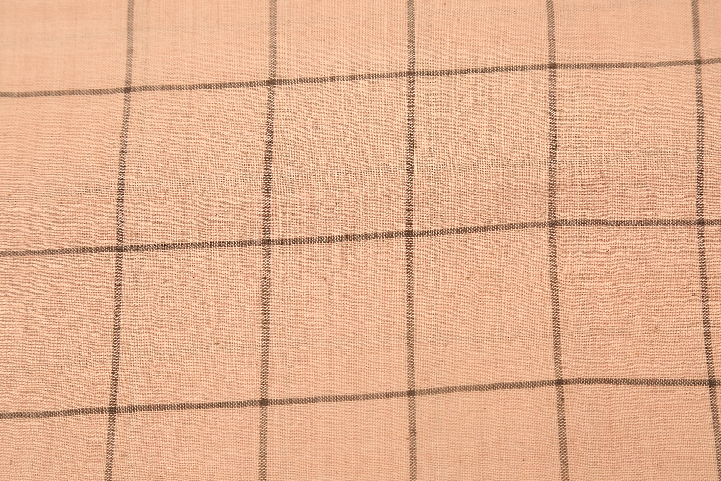 Peach fabric handloom Fabric Boho fabric Natural dye | Etsy