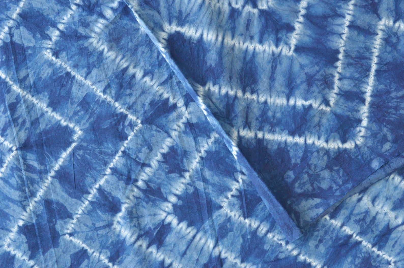Shibori Fabric India Fabric Hand Dyed Fabric By The Yard | Etsy