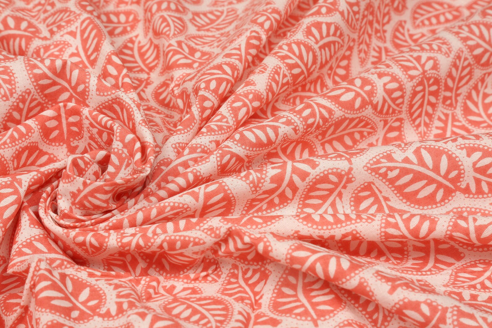 Orange Cotton Fabric by Yard Screen Print Fabric India - Etsy