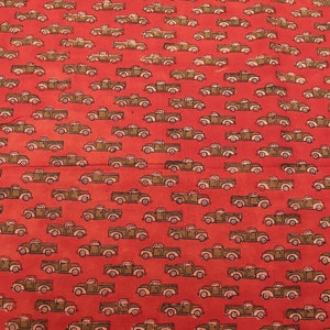 Car Print Fabric Block Print Fabric Indian Fabric Printed - Etsy
