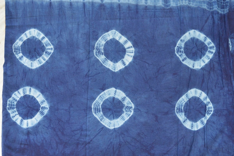 Shibori Fabric India Fabric Hand Dyed Fabric by the Yard - Etsy