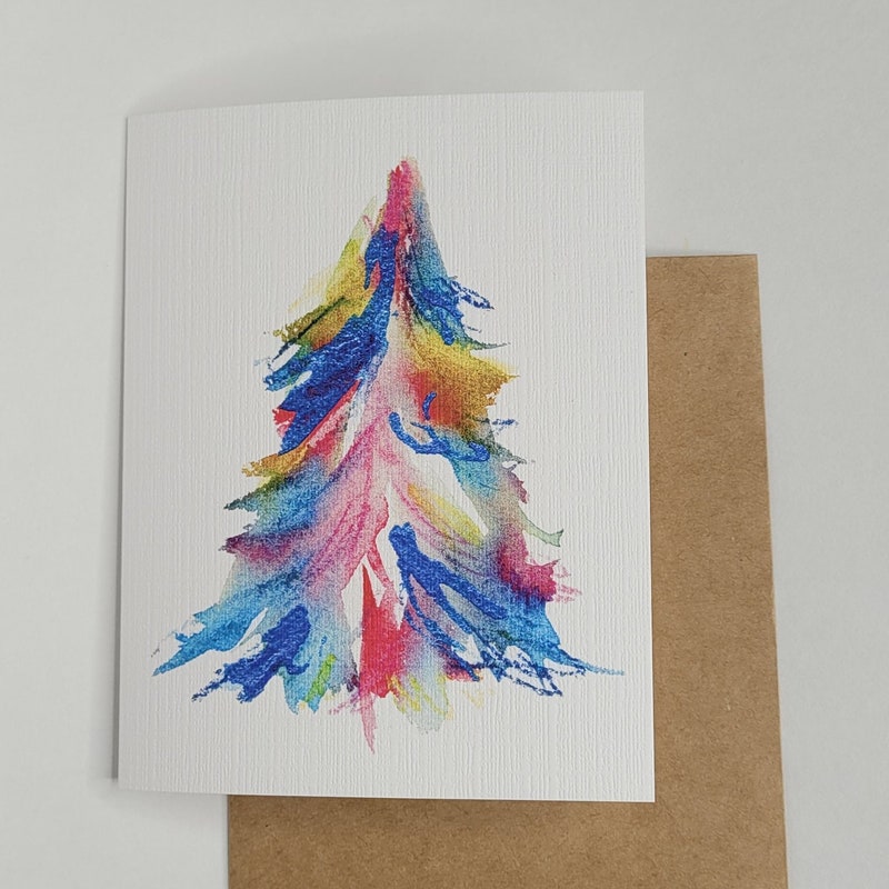 Christmas Tree Card - Etsy