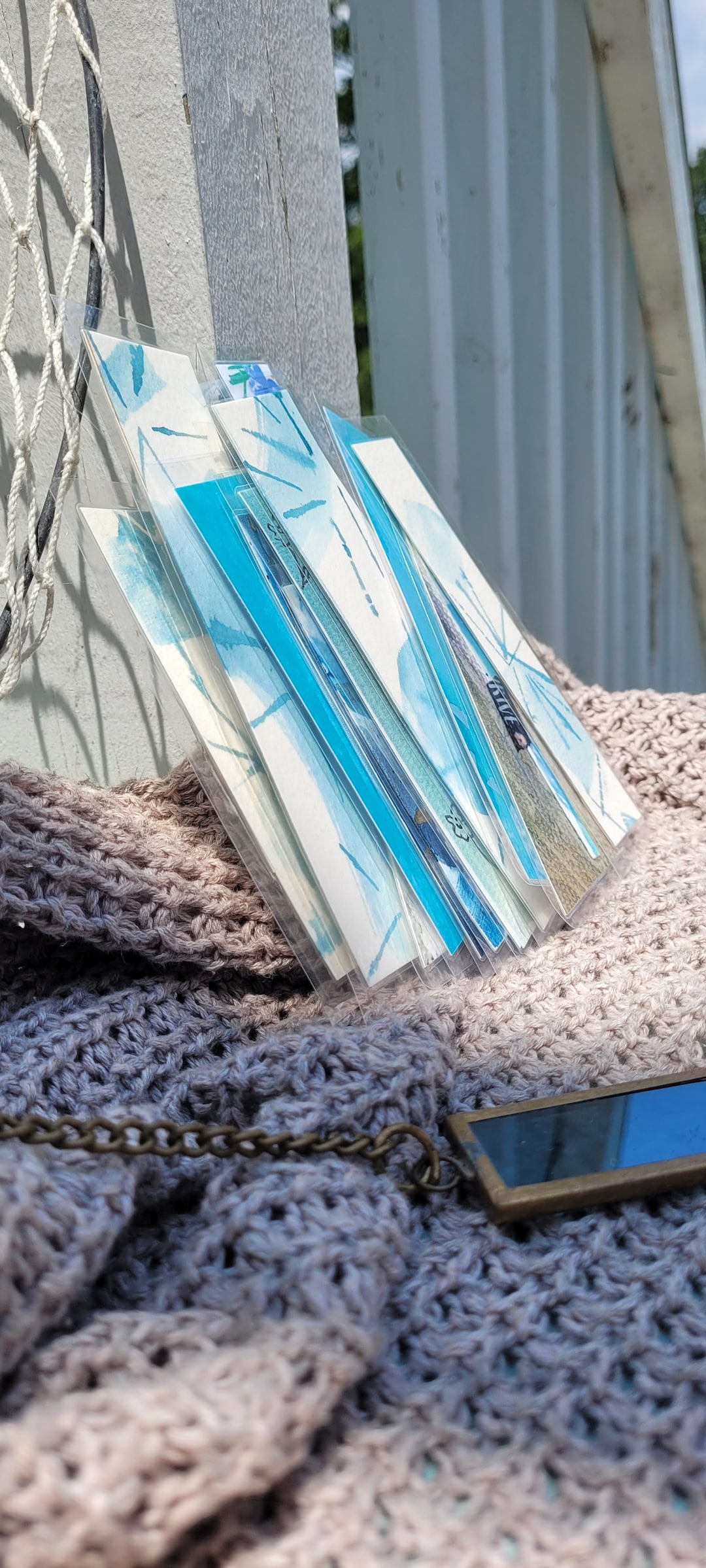 Repurposed Art Bookmarks, Recycled Papers, Found Objects - Etsy