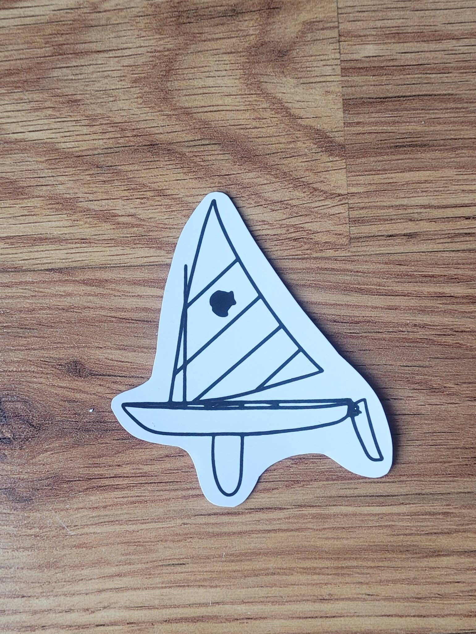 Sailboat Sticker | Sailing | Nautical | Laptop Sticker | Indoor Use ...