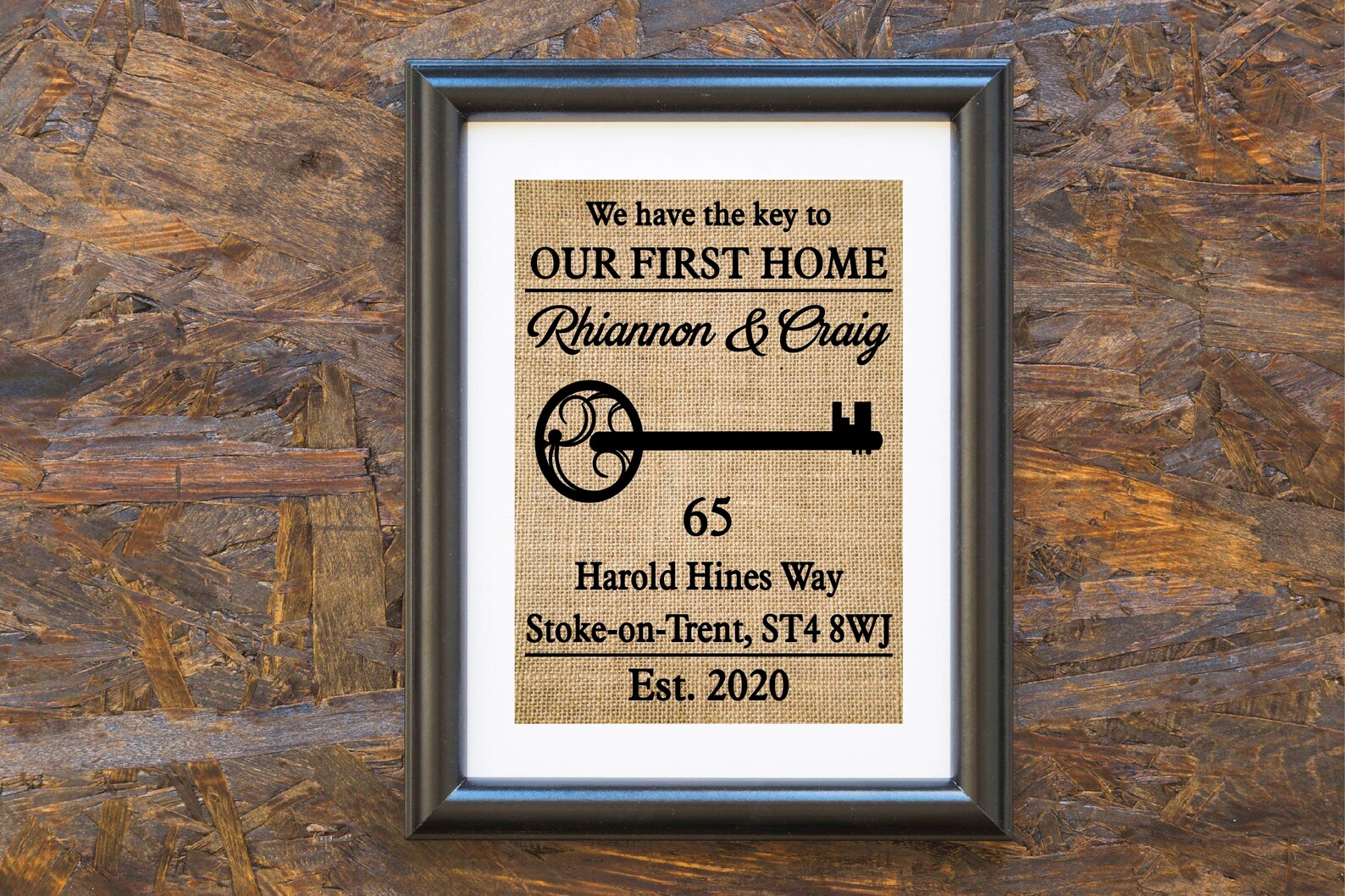 Our First Home Personalized home gift Custom First home | Etsy