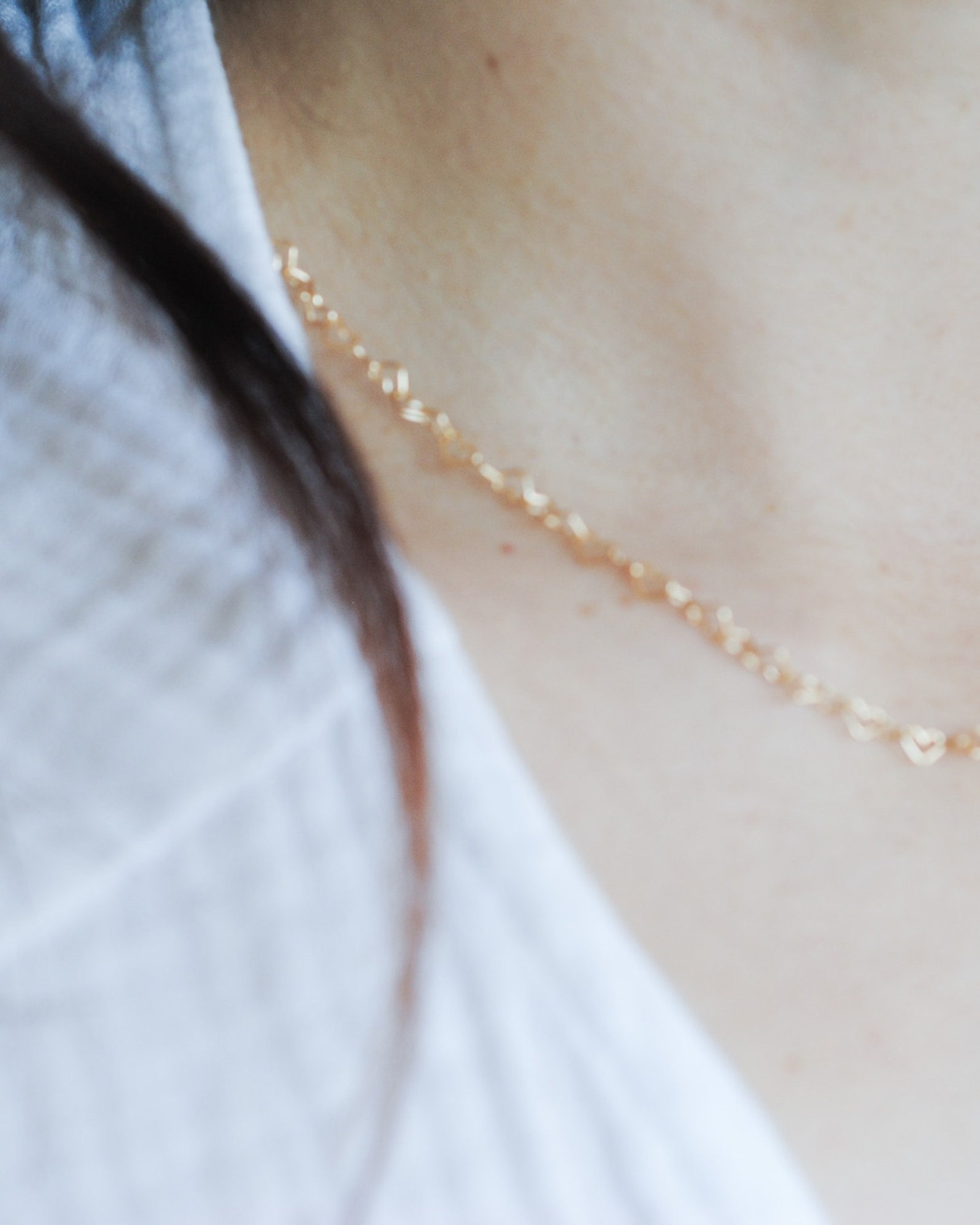 Paperchain Gold Filled Necklace - Satellite Cross Necklace Waterproof ...