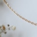 Paperchain Gold Filled Necklace • Plain Necklace Chain • Permanent ...