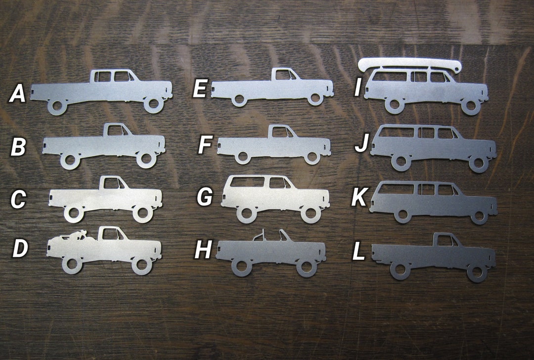 1974-1981 Square Body Trucks C10, K10, K5 Stainless Steel Keychains - Etsy