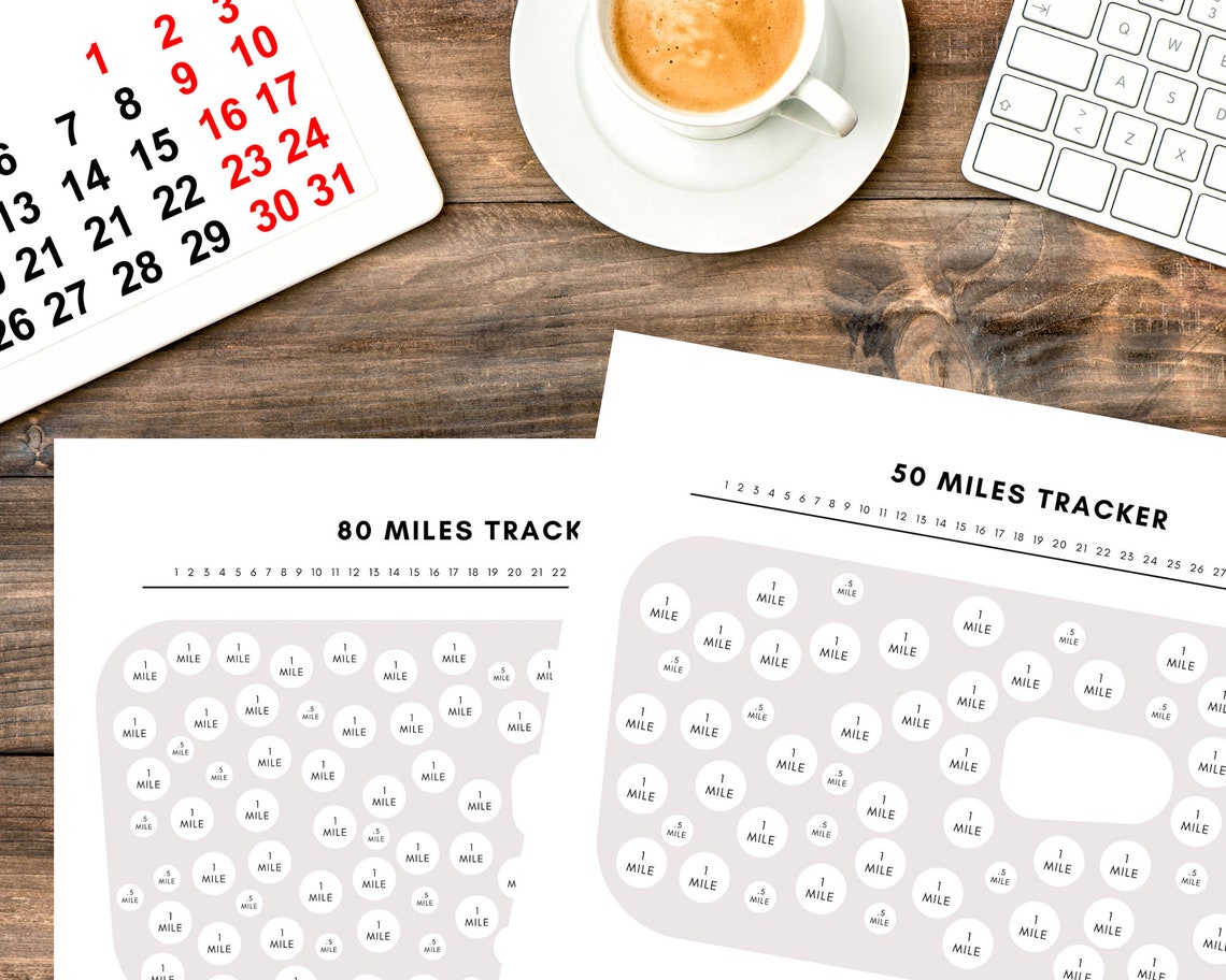 5k Training Plan Printable for Beginners With Mileage Tracker | Loco ...