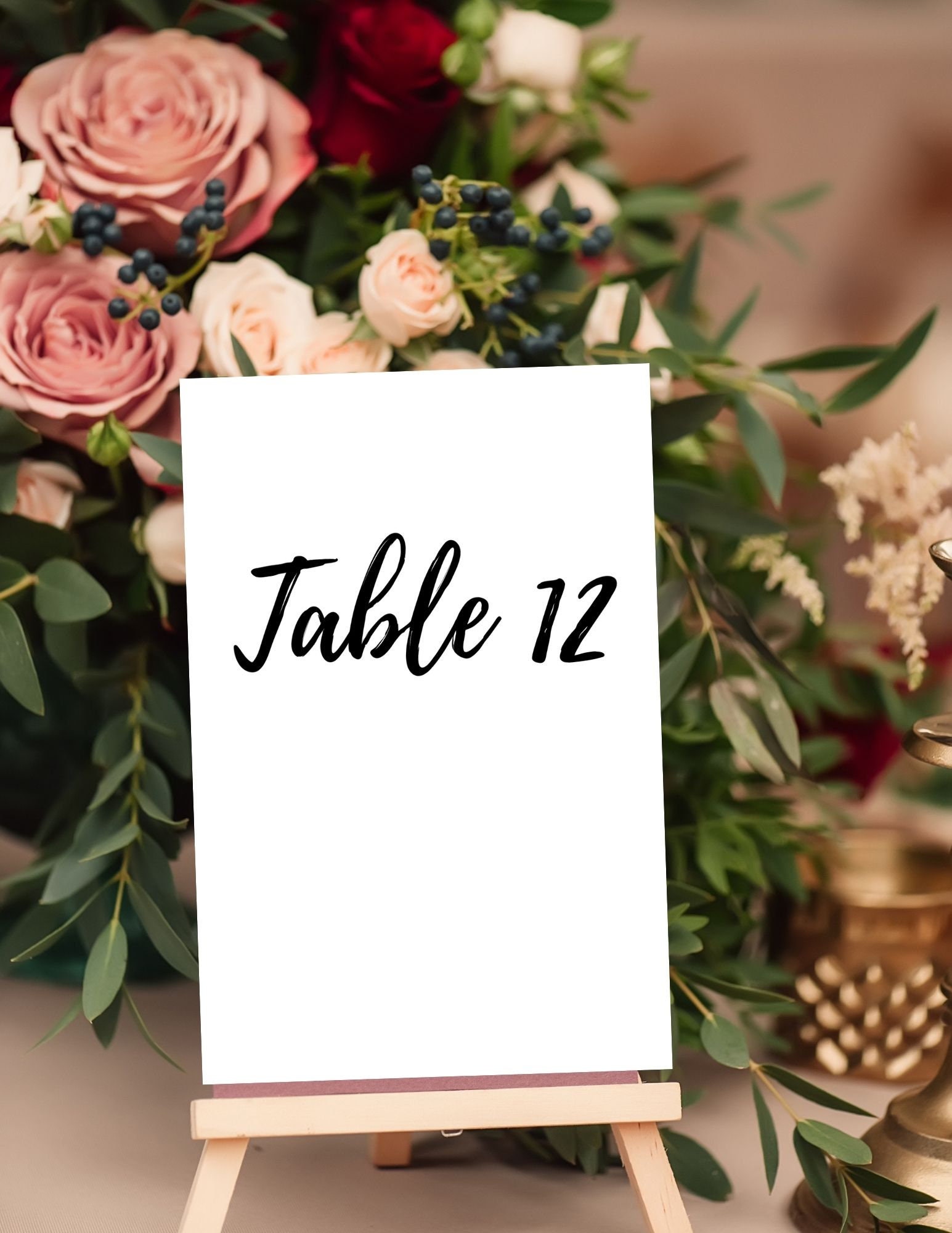 Table Seating Chart | 10 Table Dinner Party Planner | Wedding Seating ...