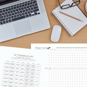 Shoe Mileage Tracker Printable Download for Runners | Mileage Template ...