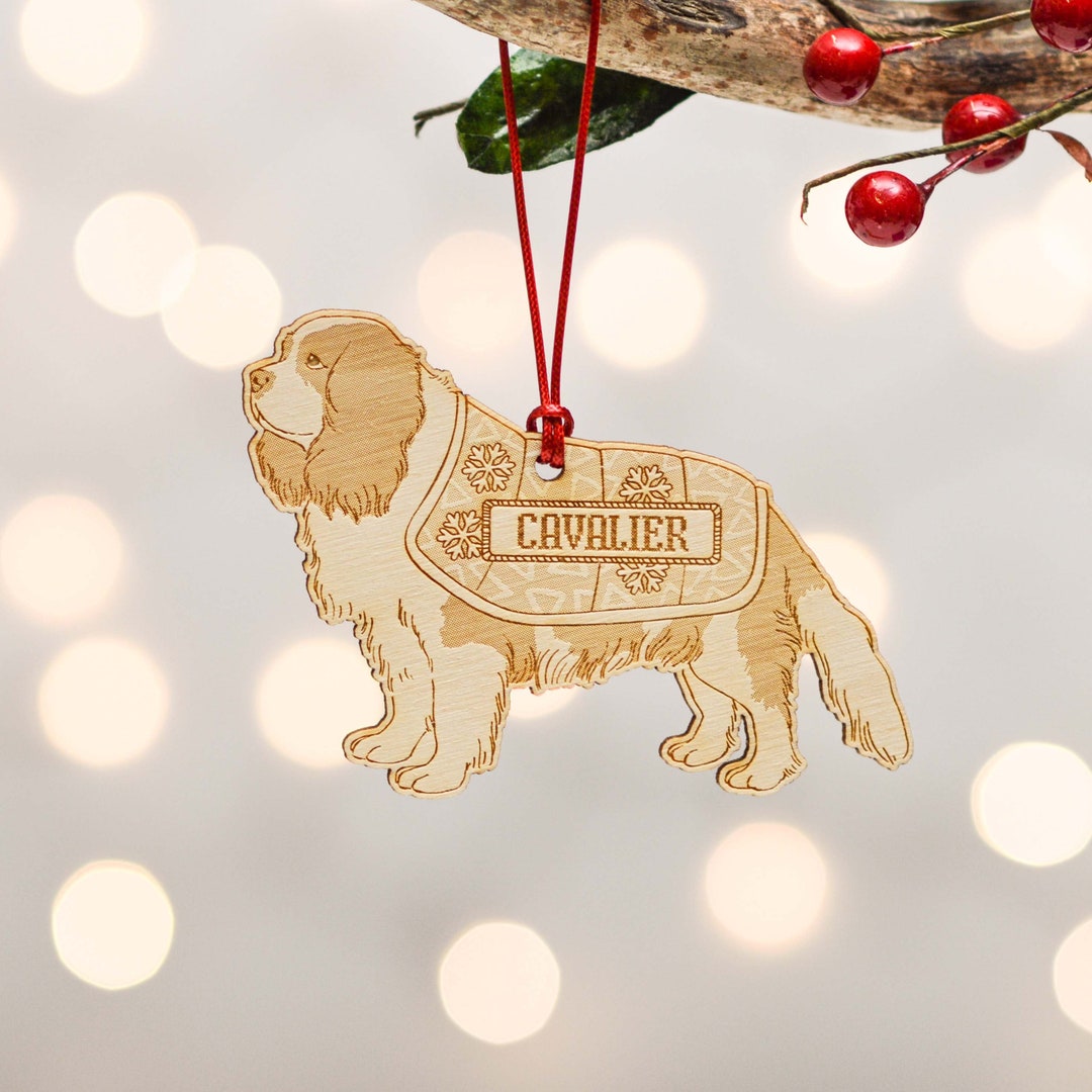 Personalised Cavalier King Charles Spaniel Dog Decoration - Detailed - Etsy