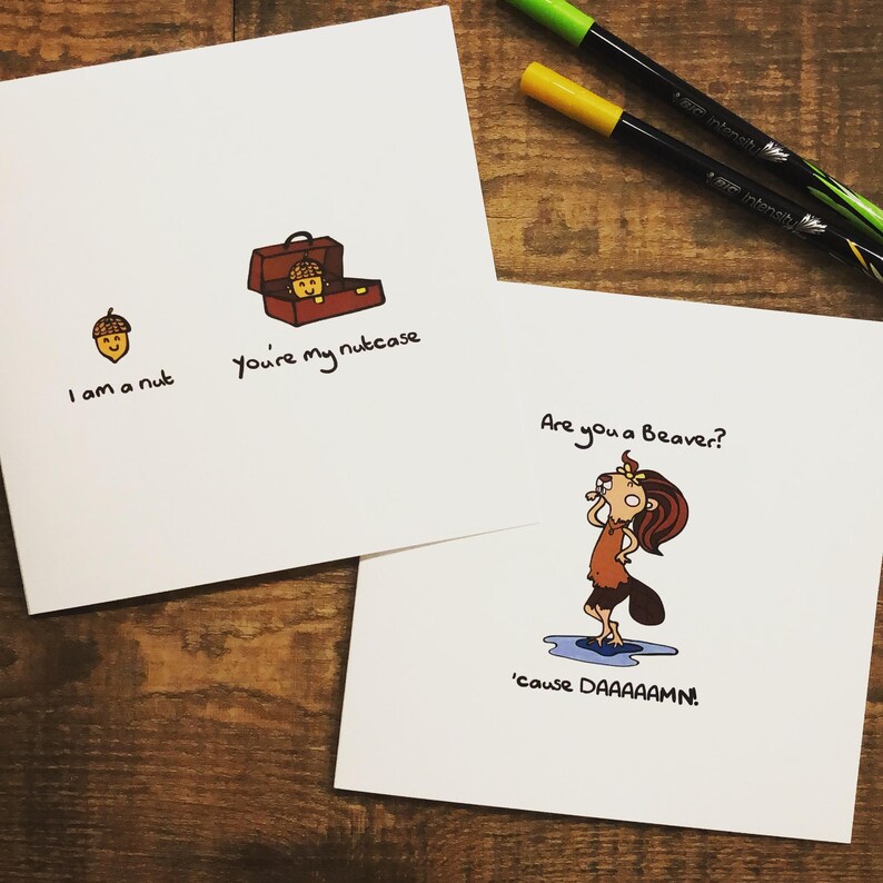 Valentines Day Card, Bin Puter Outer, Card for Him or Her, Funny Card ...