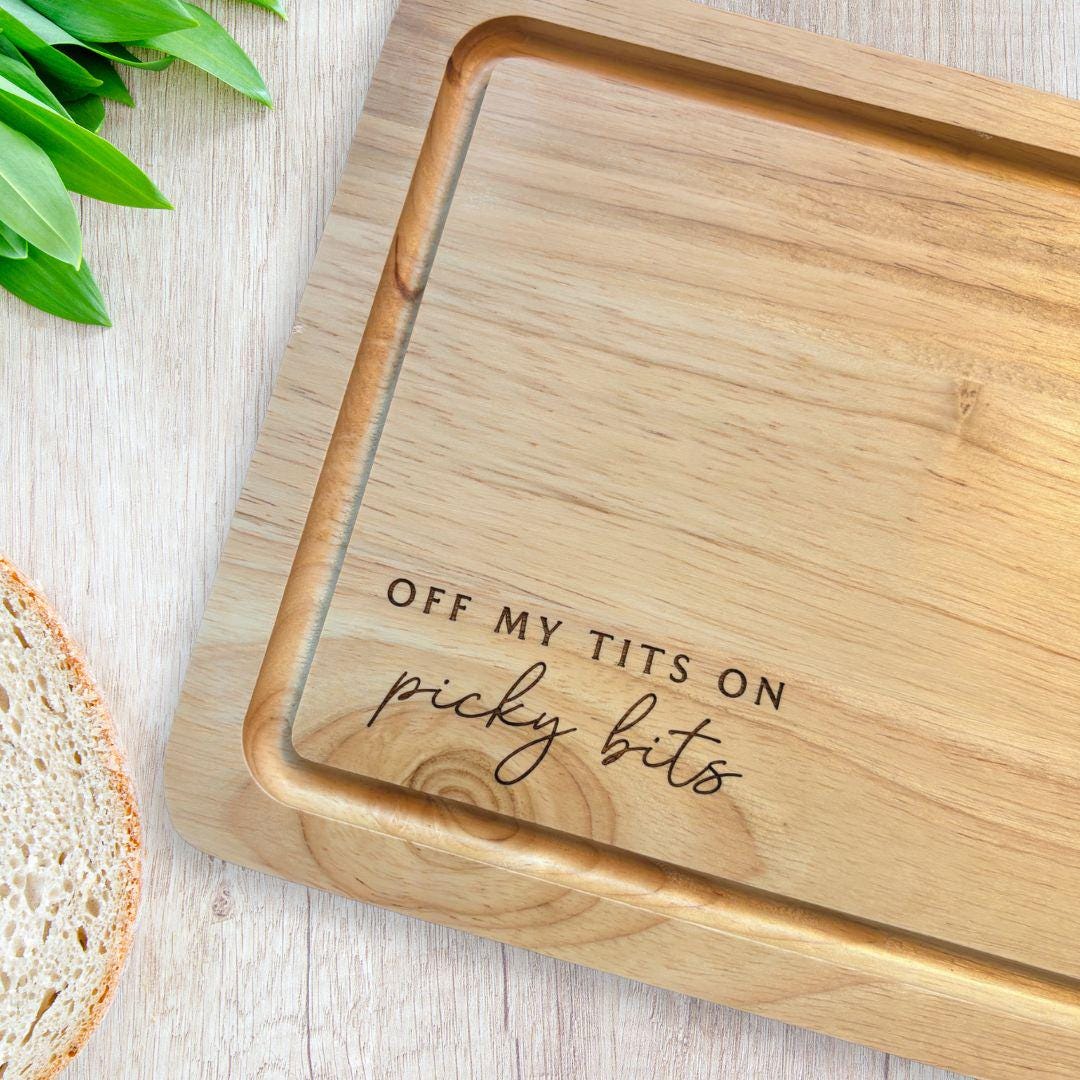 Off My Tits Chopping Board - Etsy UK