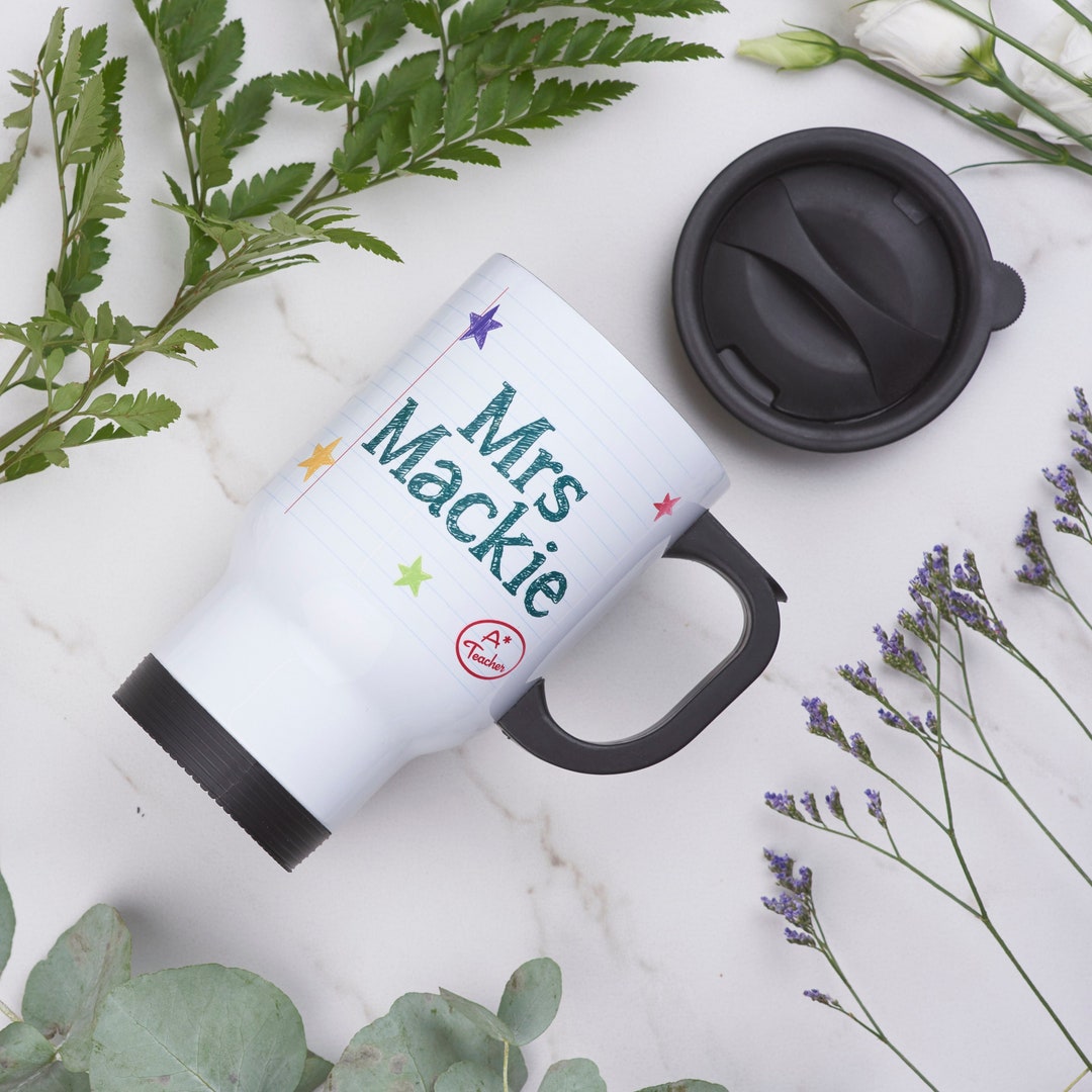 Personalised Teacher Travel Mug - Etsy Australia