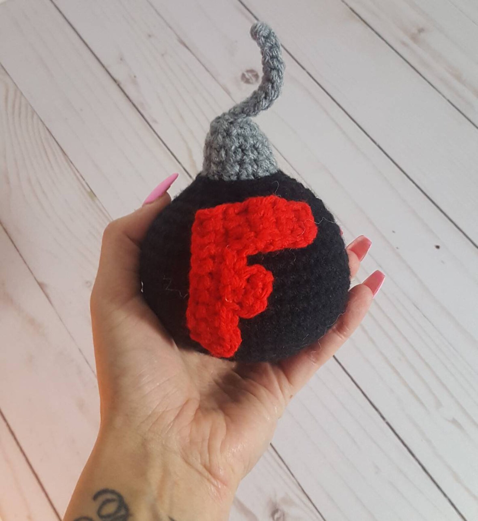 F Bomb Crochet F Bomb Gag Gift Funny Gift Crochet Gag Toy | Etsy