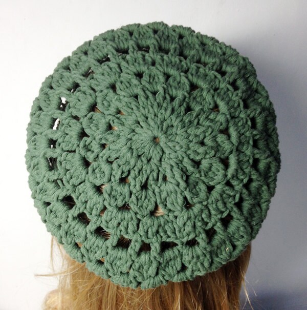 Crochet PATTERN - PARIS BERET - Crochet Hat Pattern - Crochet Hat ...