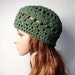 Crochet PATTERN - PARIS BERET - Crochet Hat Pattern - Crochet Hat ...
