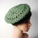 Crochet PATTERN - PARIS BERET - Crochet Hat Pattern - Crochet Hat ...