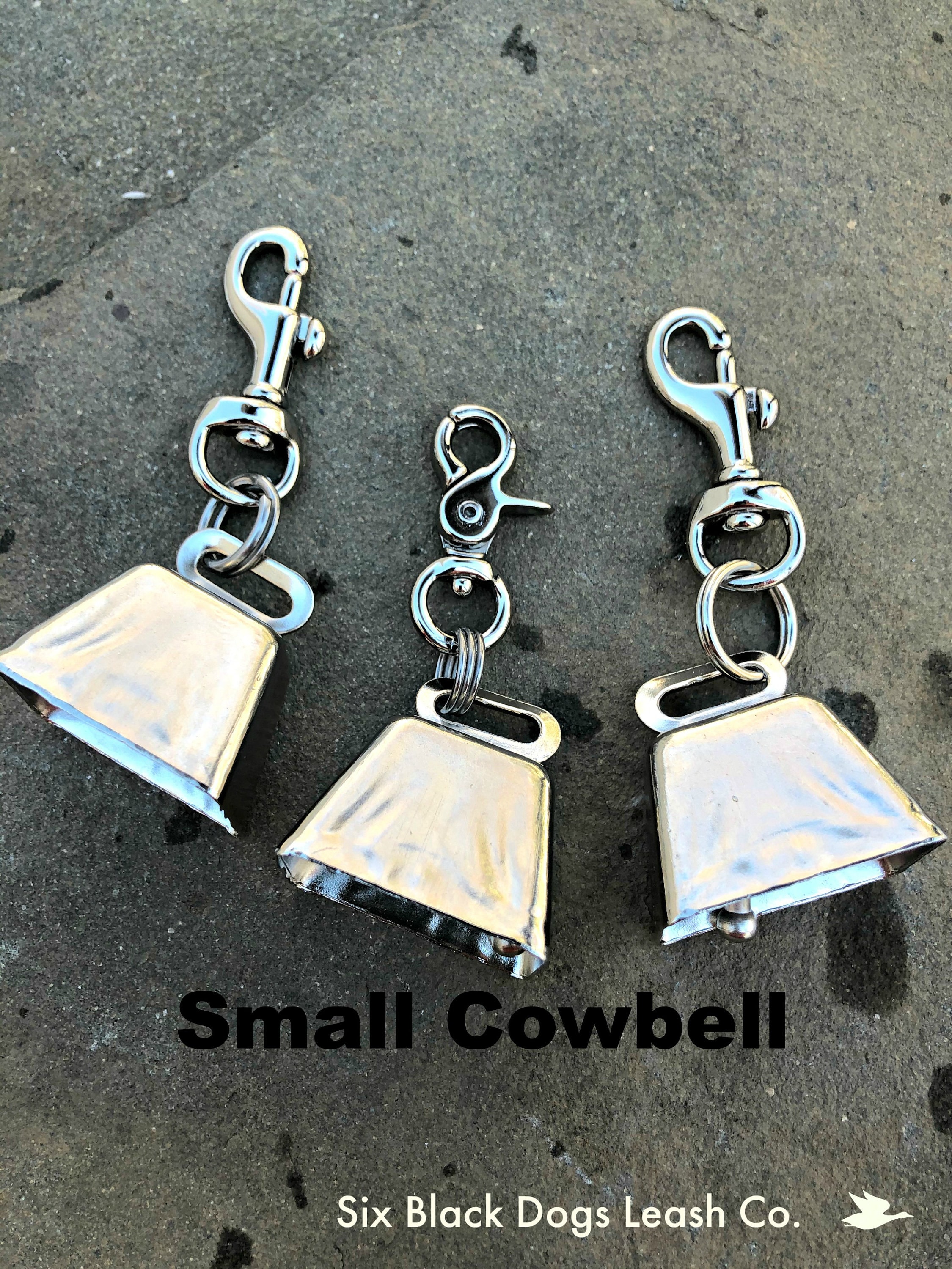 SMALL Dog Cow Bell Swivel Clasp Hiking/Wandering/Walking/Senior/Small ...