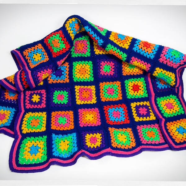 Granny Square Rug - Etsy