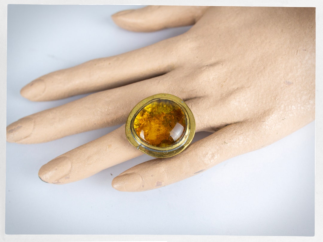 Vintage 60s Ring, Mid Century Modern Ring, Rafael Alfandary Ring, Retro ...