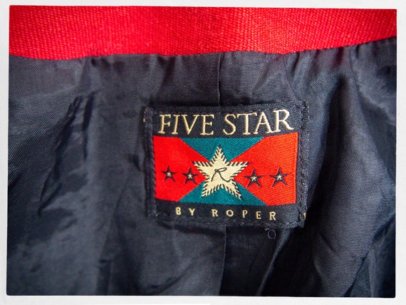 Retro 90s Western Jacket, FIVE STAR ROPER, Western Fa… - Gem