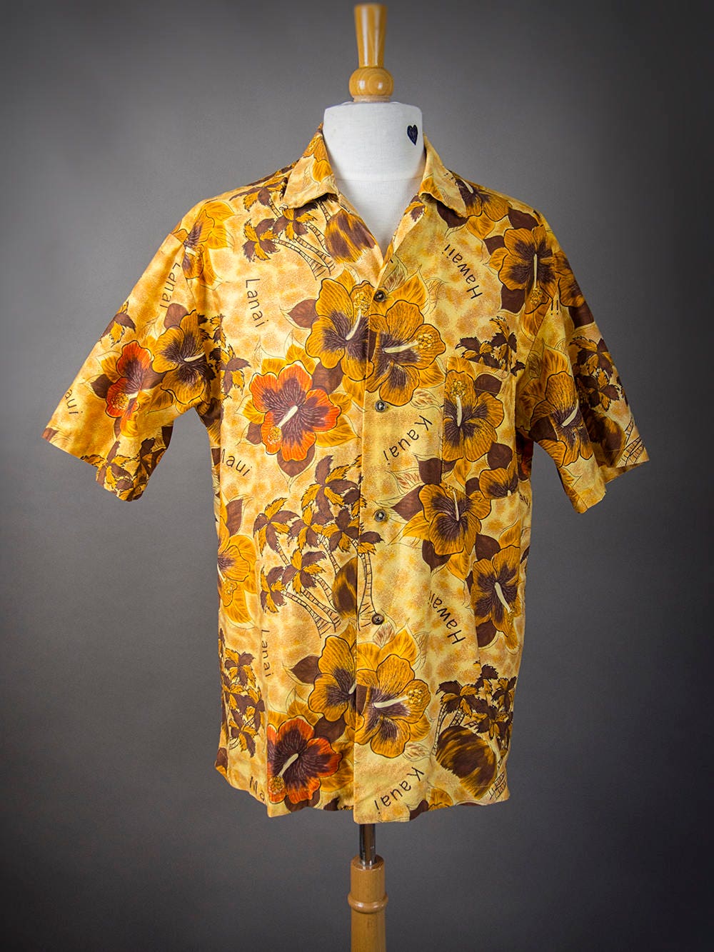 Retro 60s Hawaiian Shirt, 60s HOOKANO Shirt, Retro Hawaiian, Retro 60s ...