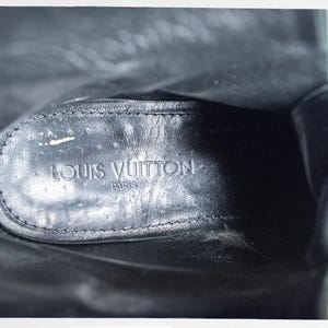 Retro 90s Ankle Boots, LOUIS VUITTON Boots, Designer Booties, Made in ...