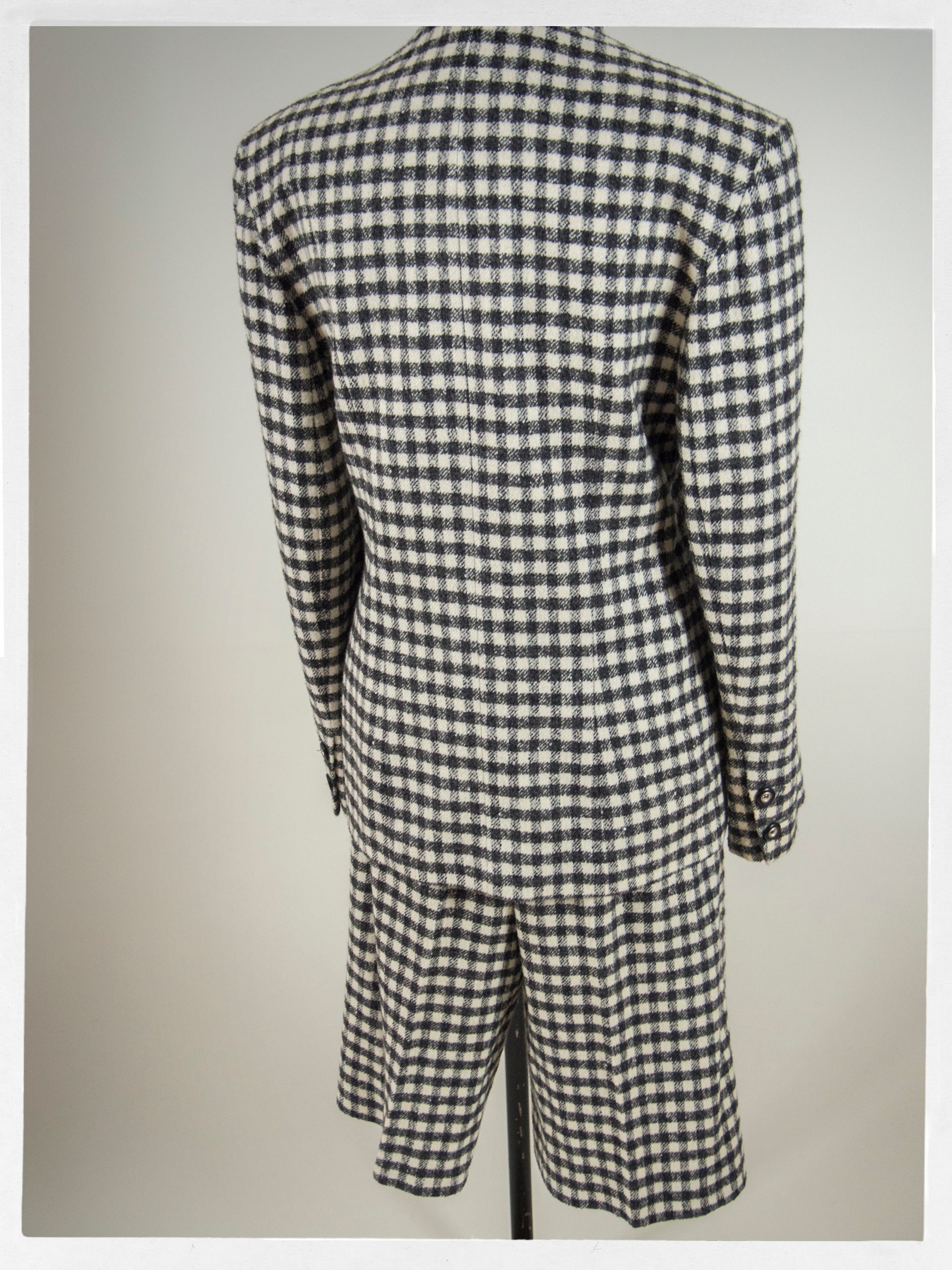 Vintage 80s Suit, 80s 3 Piece Ladies Suit, Check Wool Suit, Preppy ...