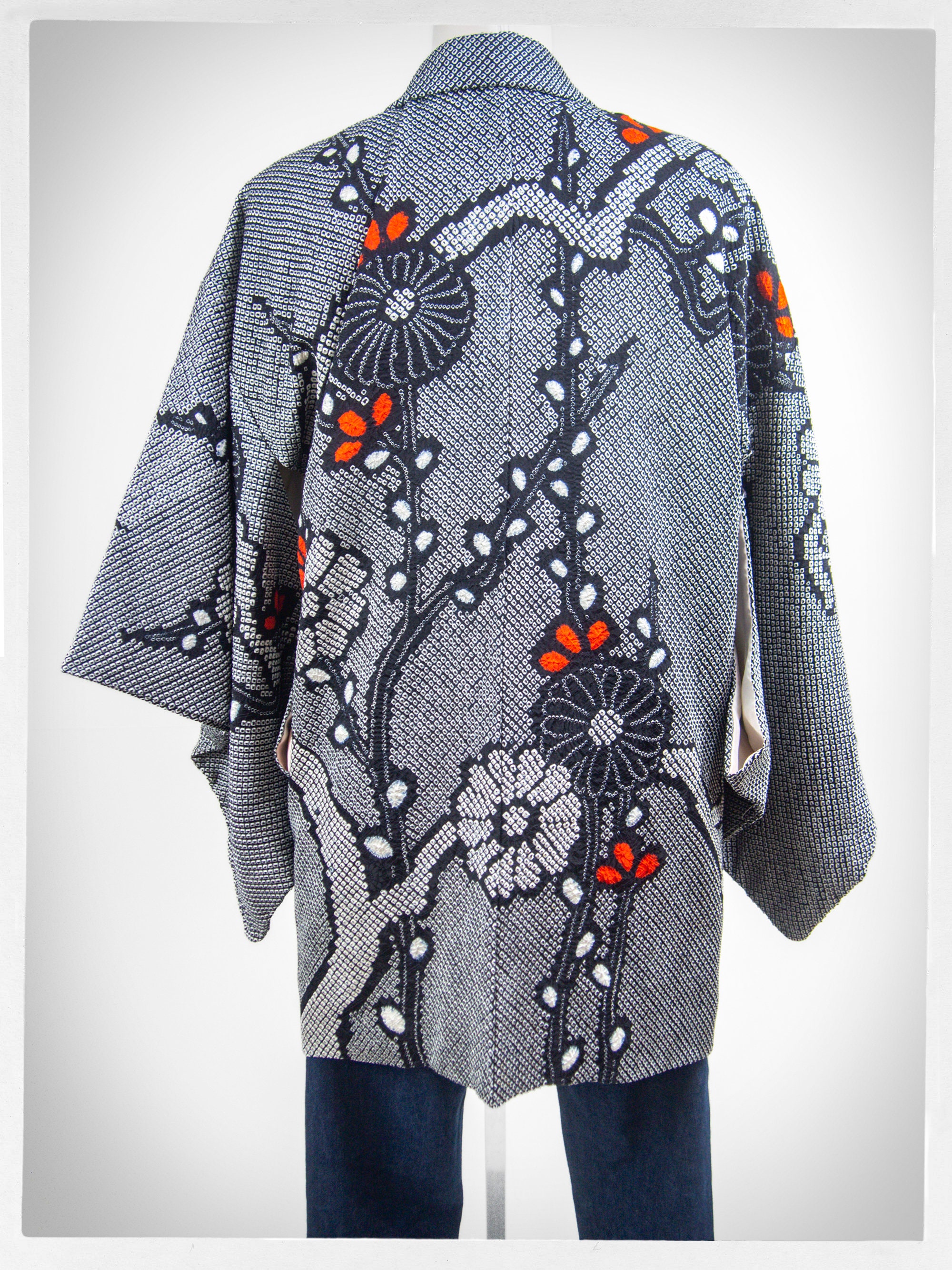 Vintage Half Kimono, Haori Kimono, Japanese Fashion, Vintage Fashion ...