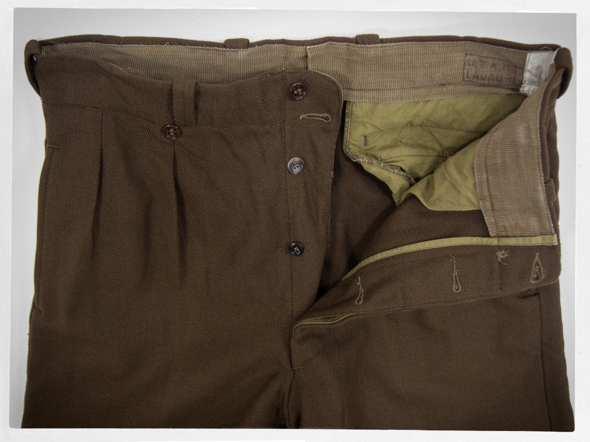Vintage 60s Military Pants, Vintage French Trouser, MITIN ANTIMITE ...