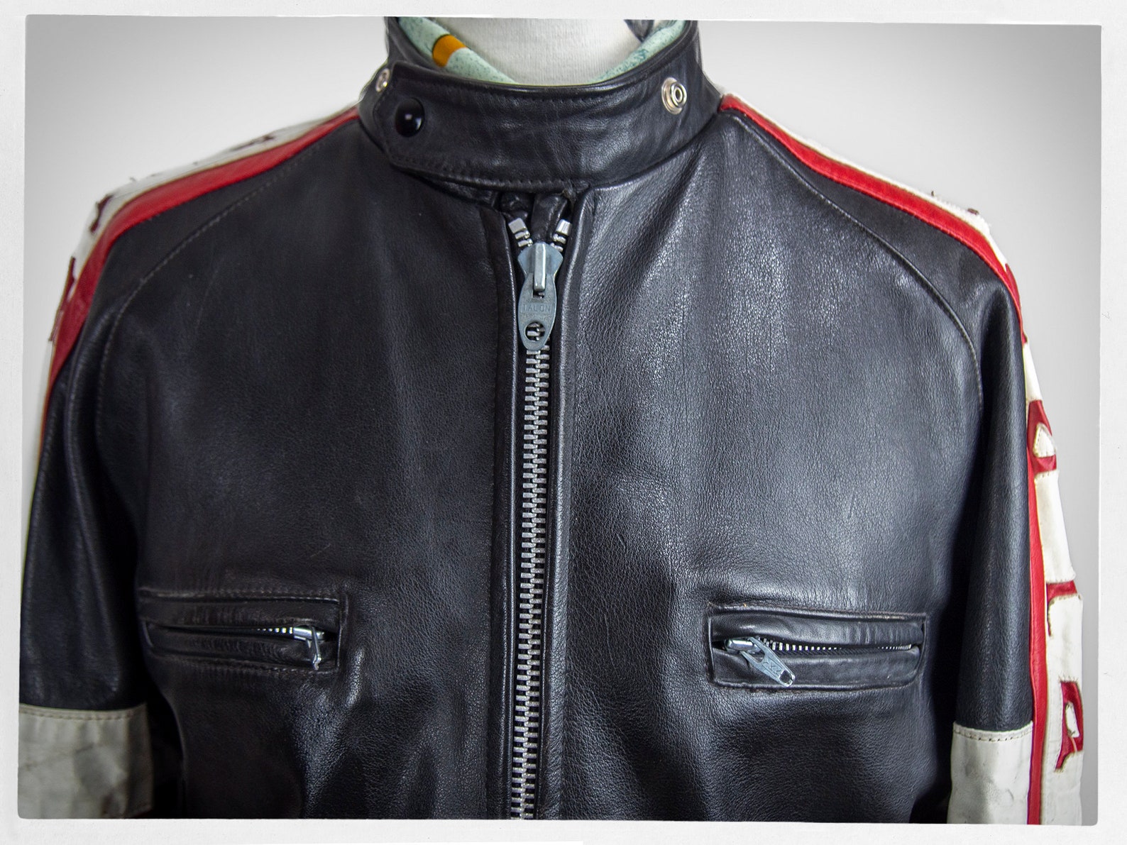 Retro 70s Motorcycle Jacket, Cafe Racer Jacket, 80s Motorcycle Jacket ...