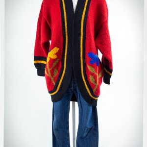 Retro 80s Cardigan, 90s Wool Cardigan, Vintage Fashion, Cozy Mohair ...