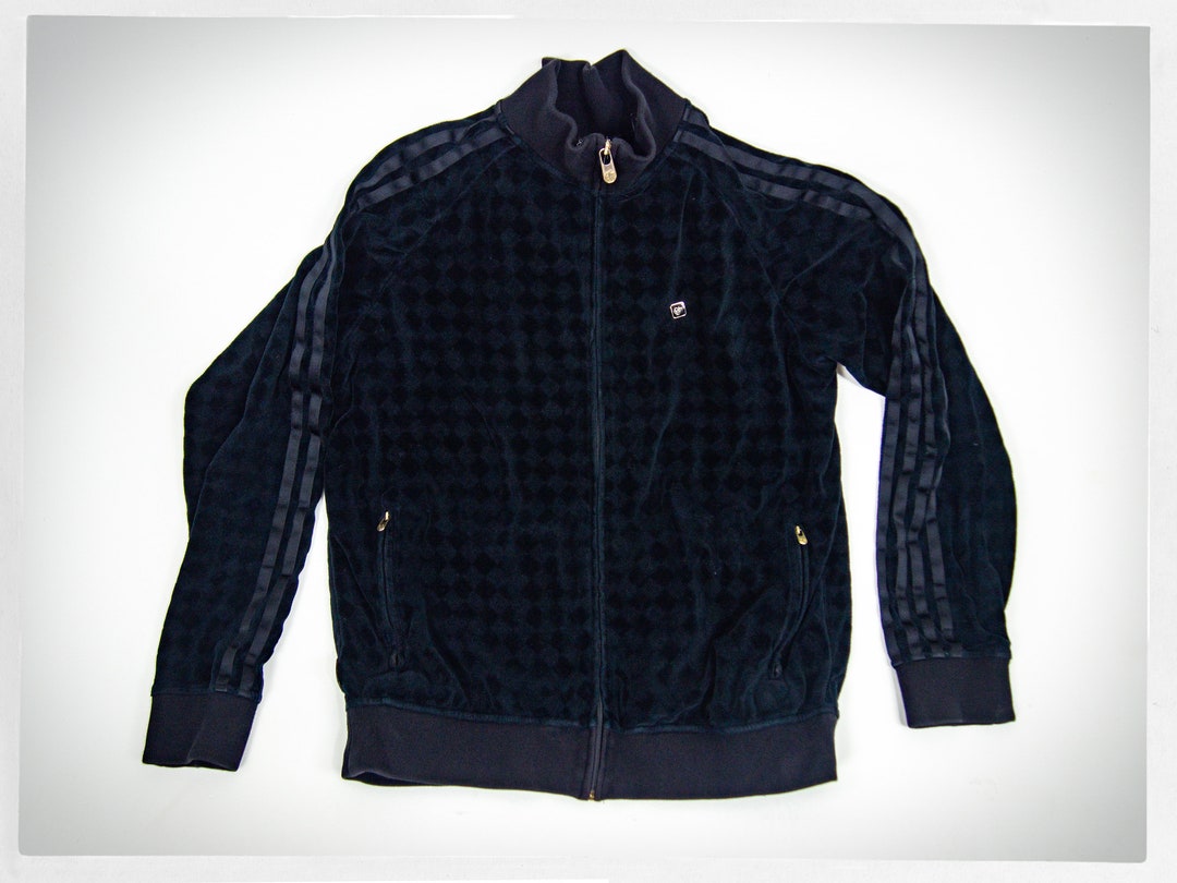 Retro Track Jacket, Retro SEAN JOHN Velour Jacket, 70s Style Track ...