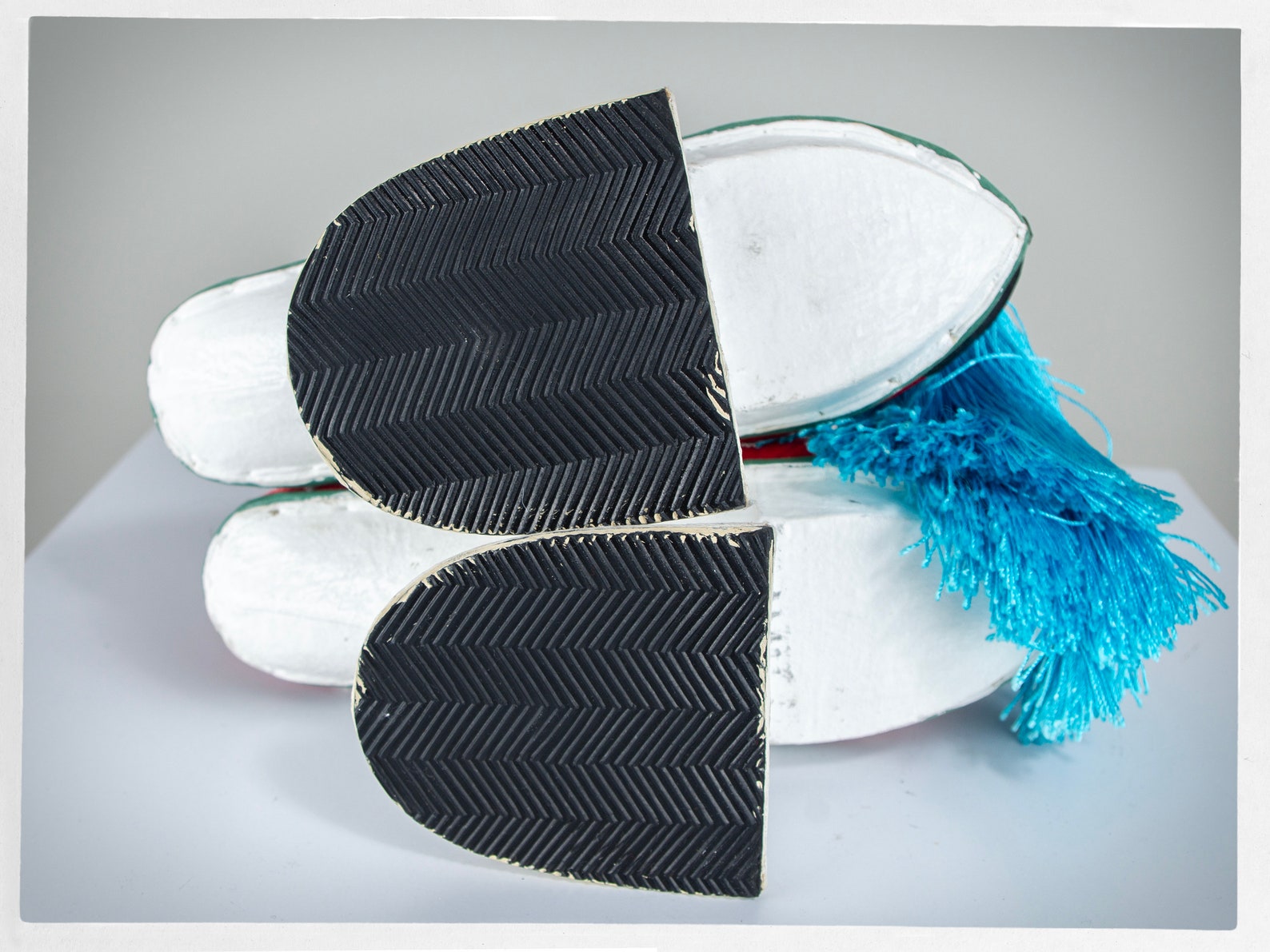 Antique Platform Satin Shoes, Platform Asian Shoes, Qing DYNASTY ...