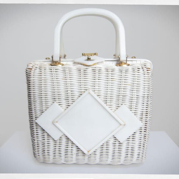 Wicker Handbag - Etsy