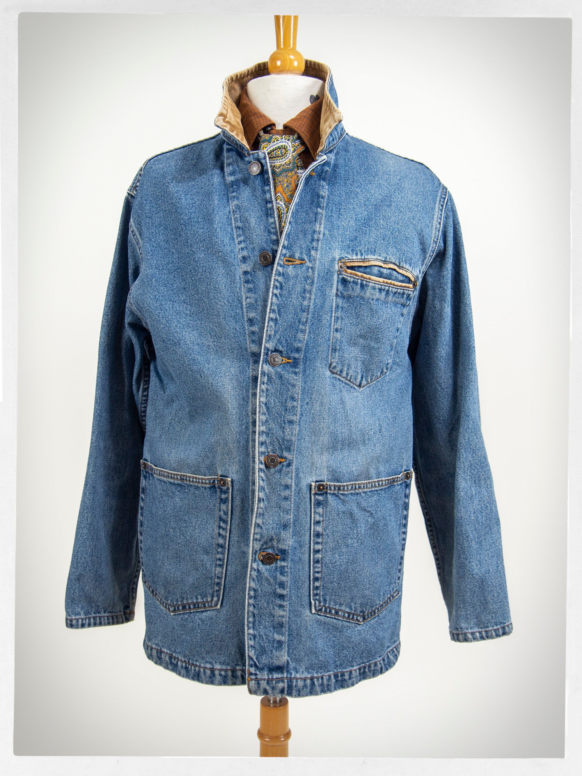 Vintage 90s Jacket Retro Barn Jacket Retro Chore Jacket 90s - Etsy