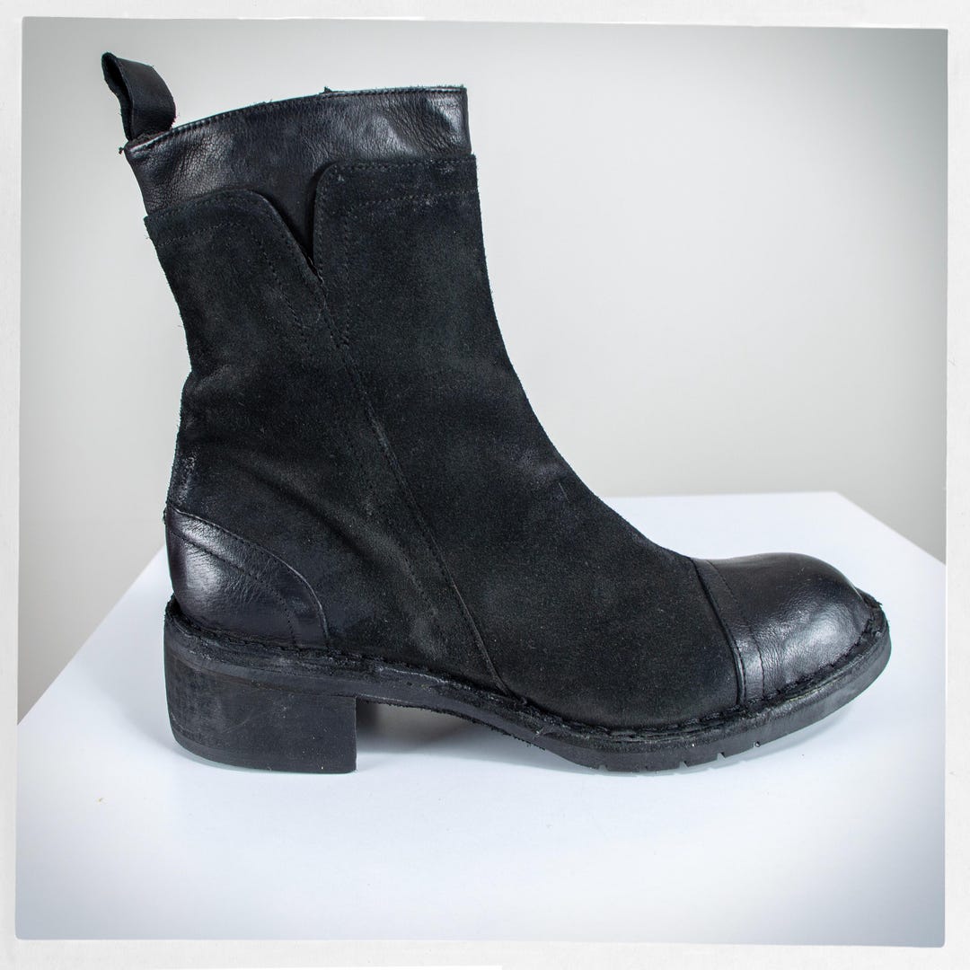 Preloved Black Boots, G.O.A.T Italian Booties, Designer Booties, Artsy ...