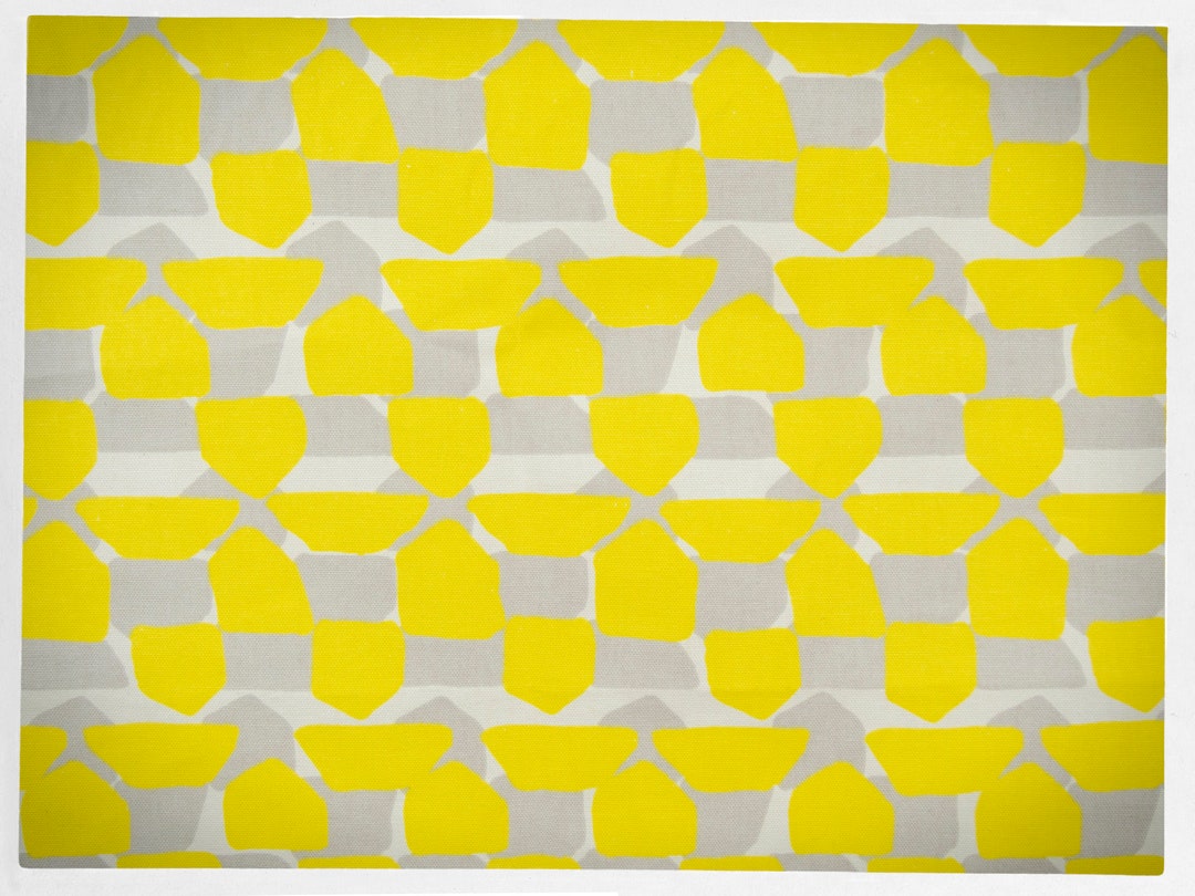 Modern Geometric Fabric, Postmodern Style, NATE BERKUS Fabric, Caicos ...