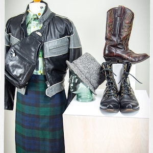Plaid Men's Kilt, Gentlemen's KILT, Tartan Kilt, Men's Tartan Kilt ...