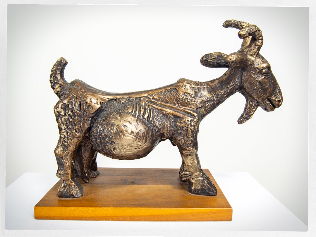 Vintage 60s Sculpture, Pablo Picasso Goat, Mid Century Decor, PICASSO ...