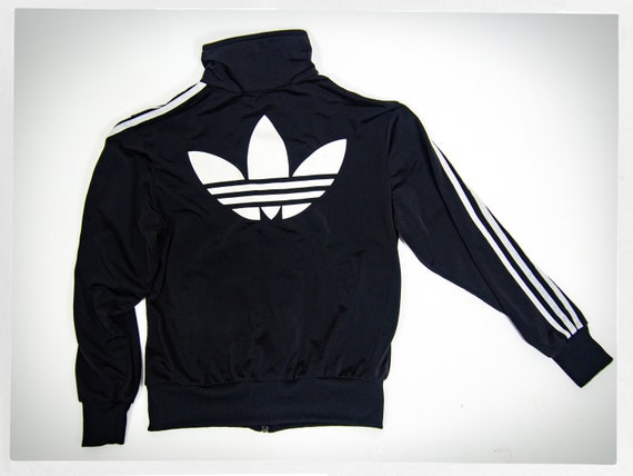 Retro Track Jacket, Track Jacket, 90s Black Track Ja… - Gem