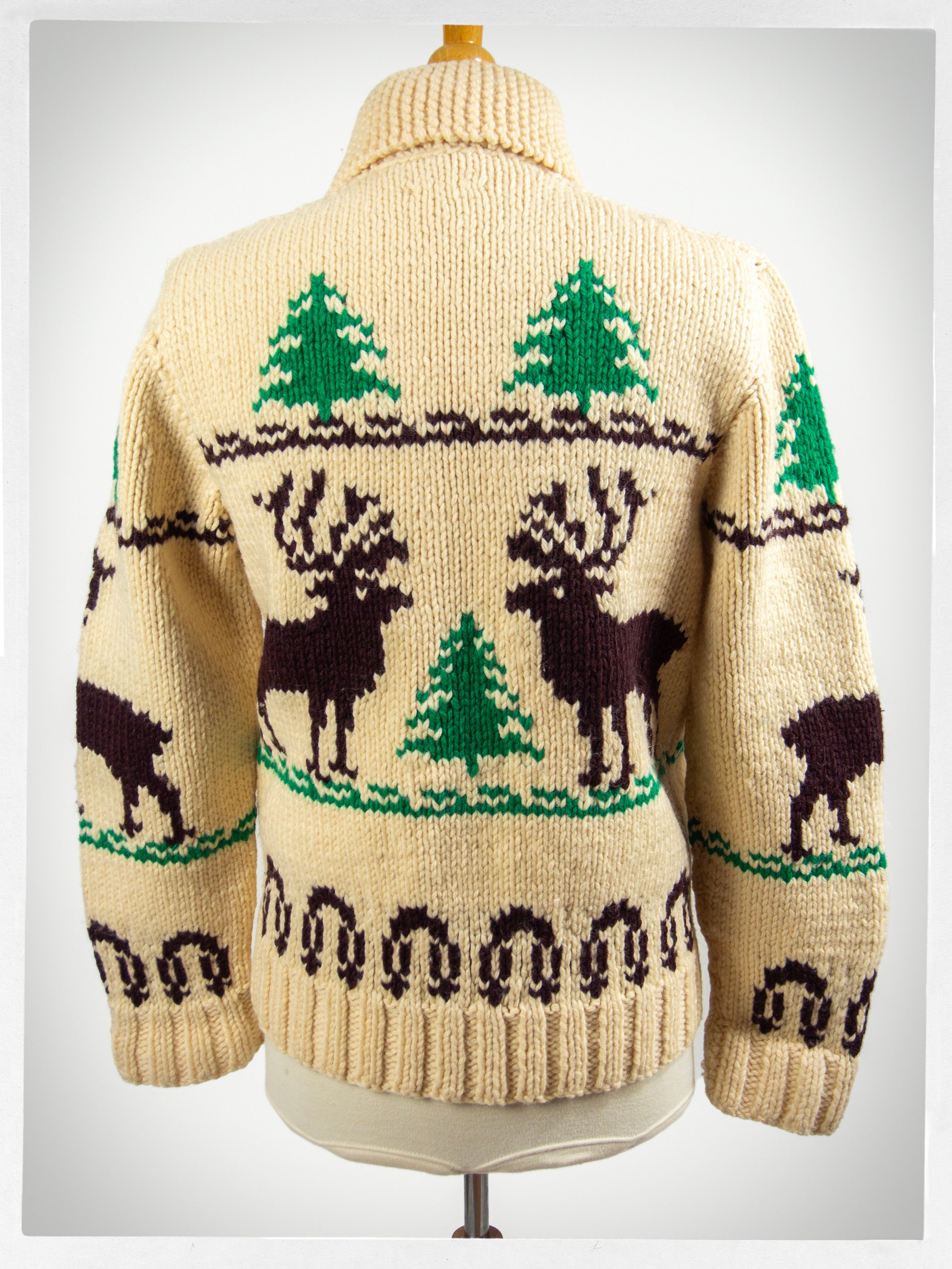 Retro 60s Sweater, Mary Maxim Cardigan, 60s Mary Maxim Jumper, Hand ...
