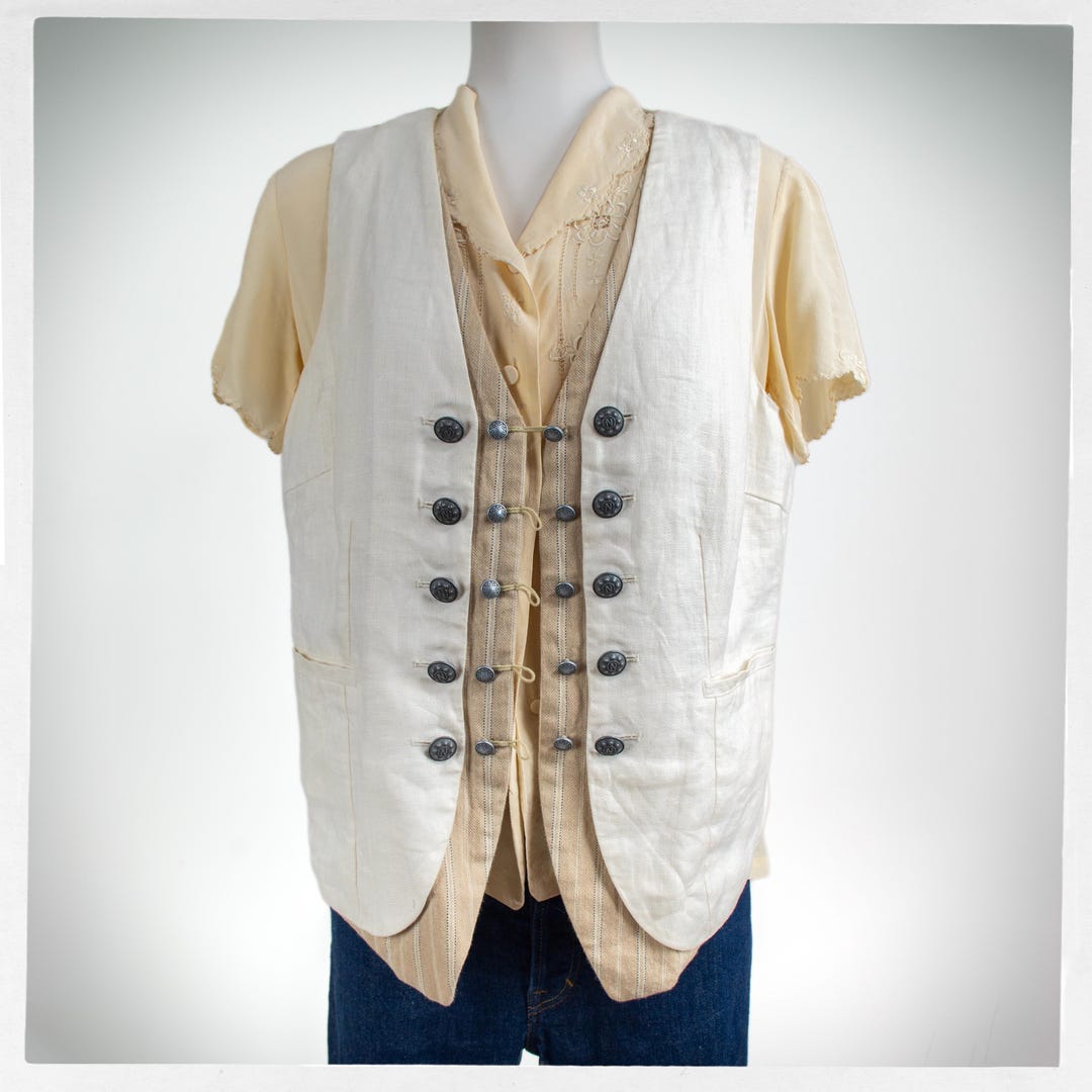 Western Design Vest, Western Wool Vest, Vintage Fashion, NOA NOA Vest ...