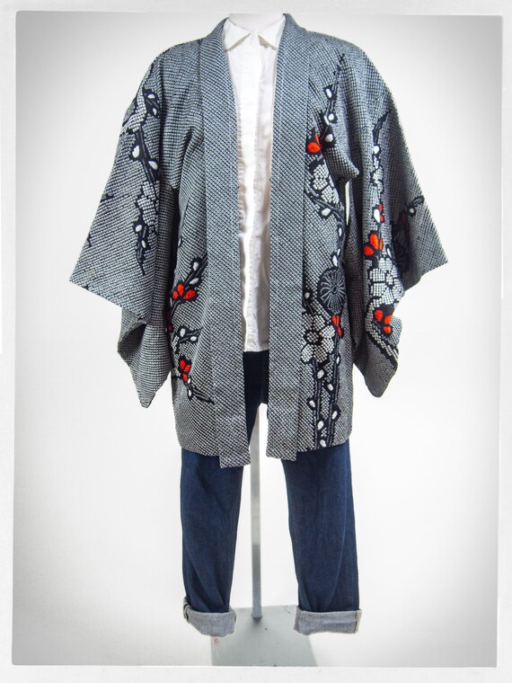 Vintage Half Kimono, Haori Kimono, Japanese Fashion, … - Gem