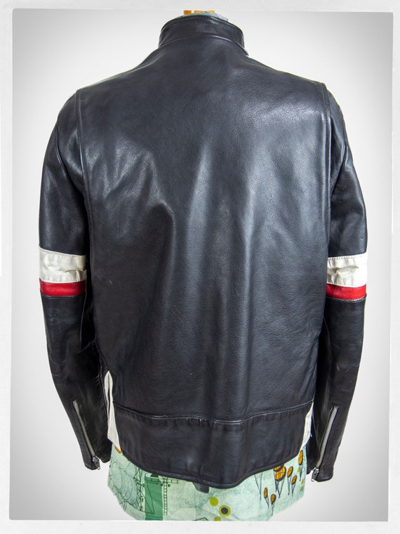 Retro 70s Motorcycle Jacket, Cafe Racer Jacket, 80s M… - Gem