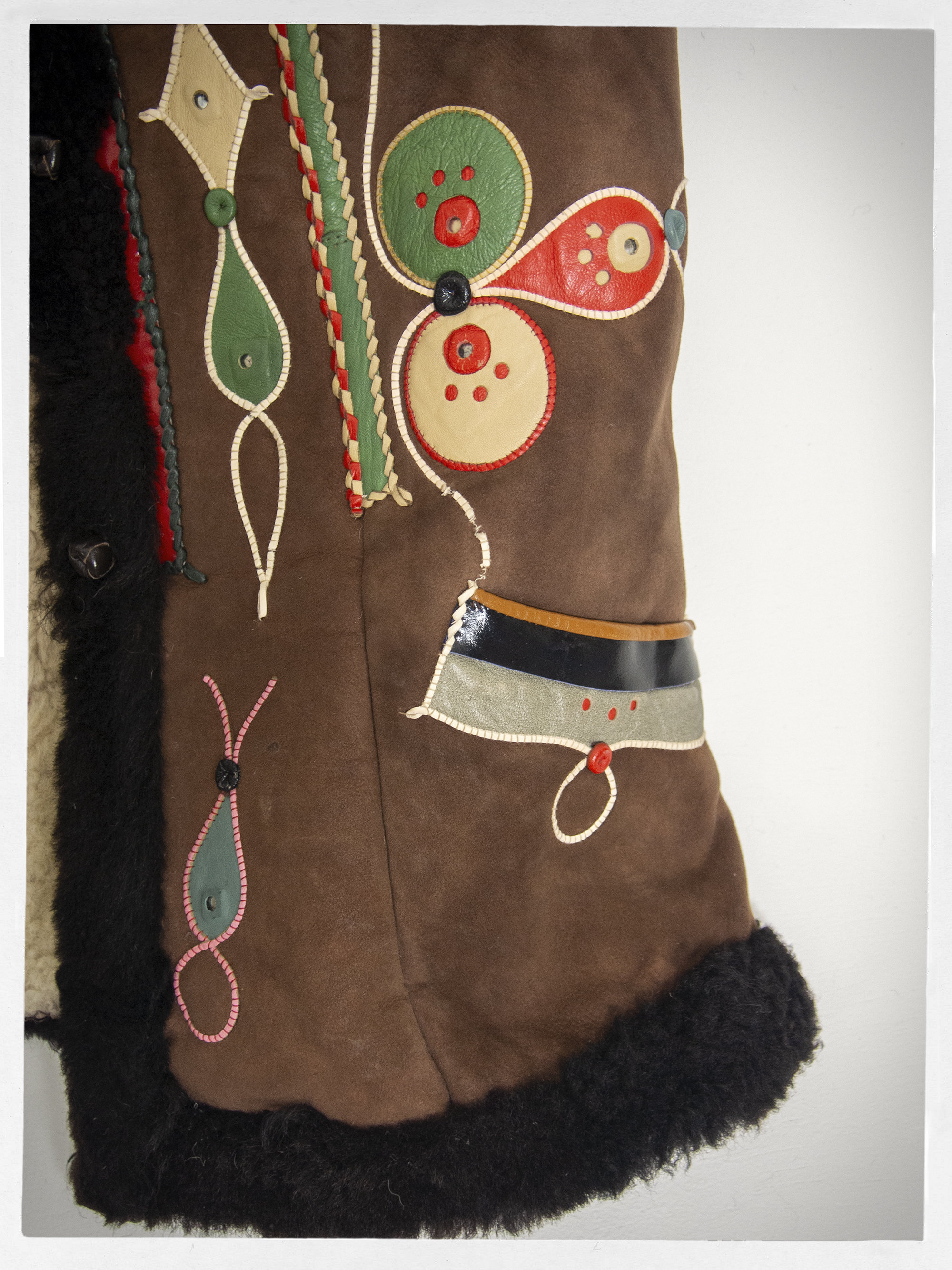 Vintage Folk Art Vest Sheep Skin Vest Ukrainian Vest | Etsy