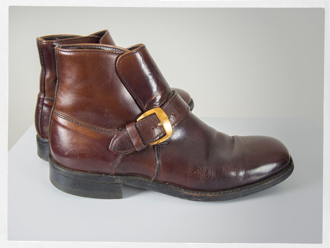 Retro 70s Chelsea Boot, Vintage Beatle Boot, 60s Oxblood Chelsea Boot ...